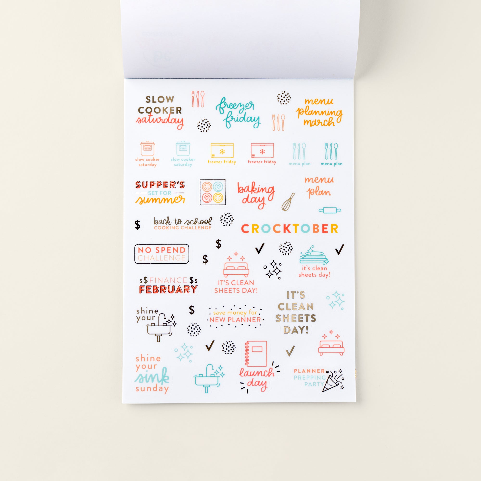 Home Planner Sticker Book 2nd ED - Passionate Penny Pincher