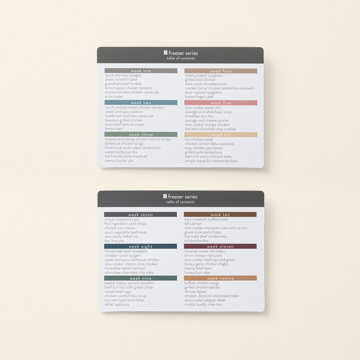 Freezer Recipes and Meal Plans with Shopping Lists – Passionate Penny ...