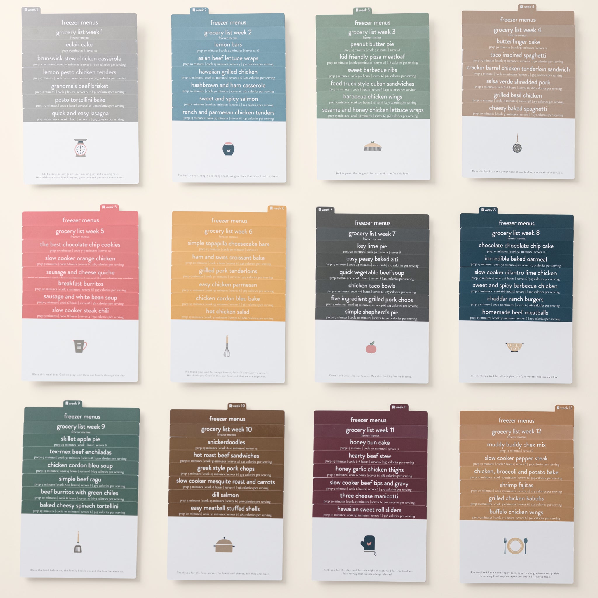 Freezer Recipes and Meal Plans with Shopping Lists – Passionate Penny ...