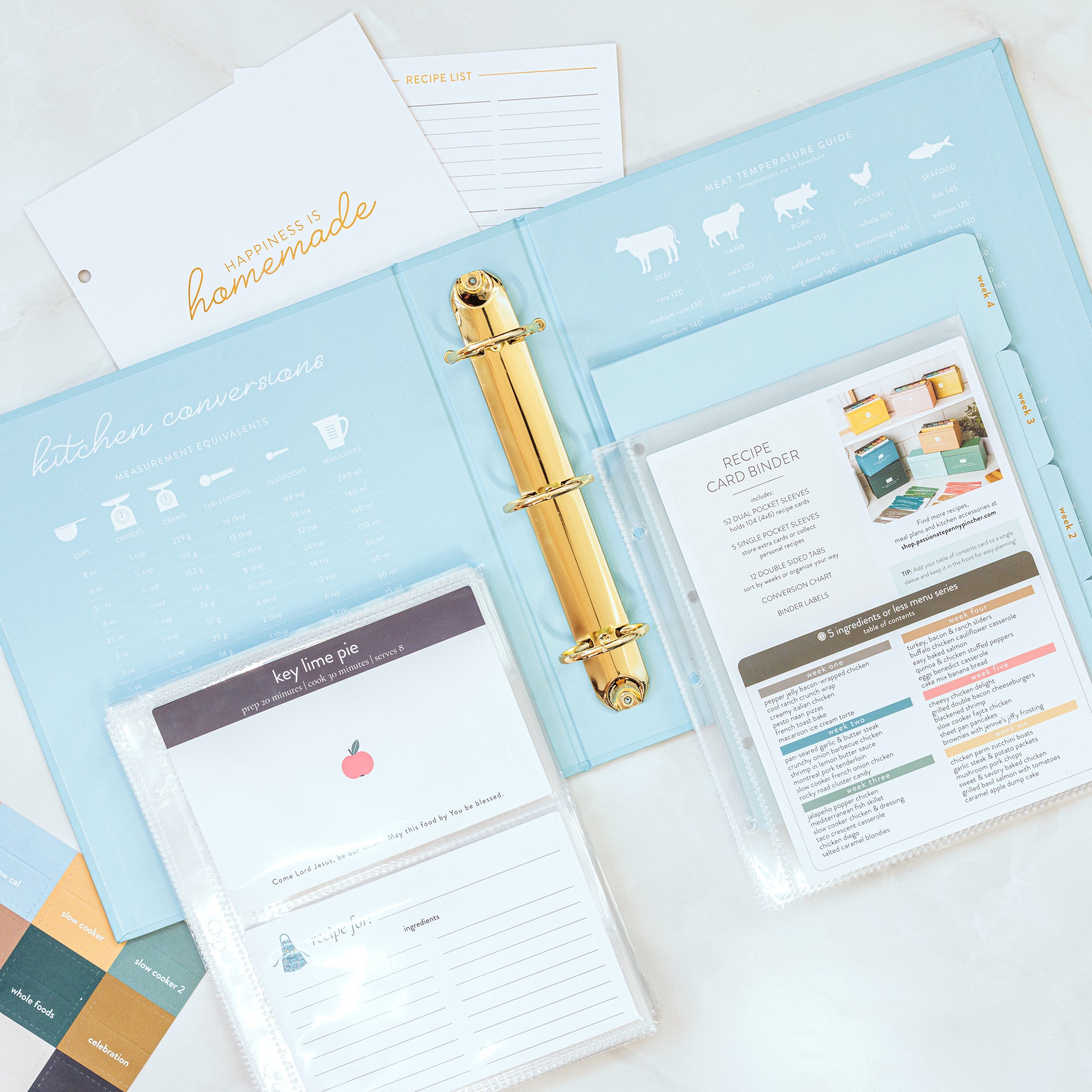 Recipe Card Binder - Passionate Penny Pincher