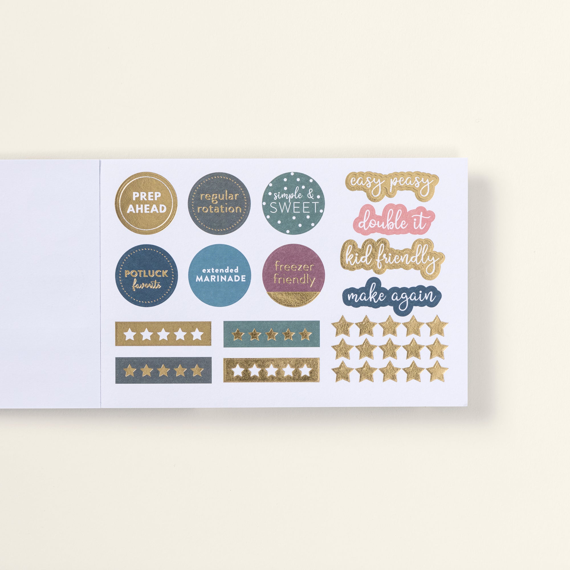 Menu Planning Stickers | Passionate Penny Pincher