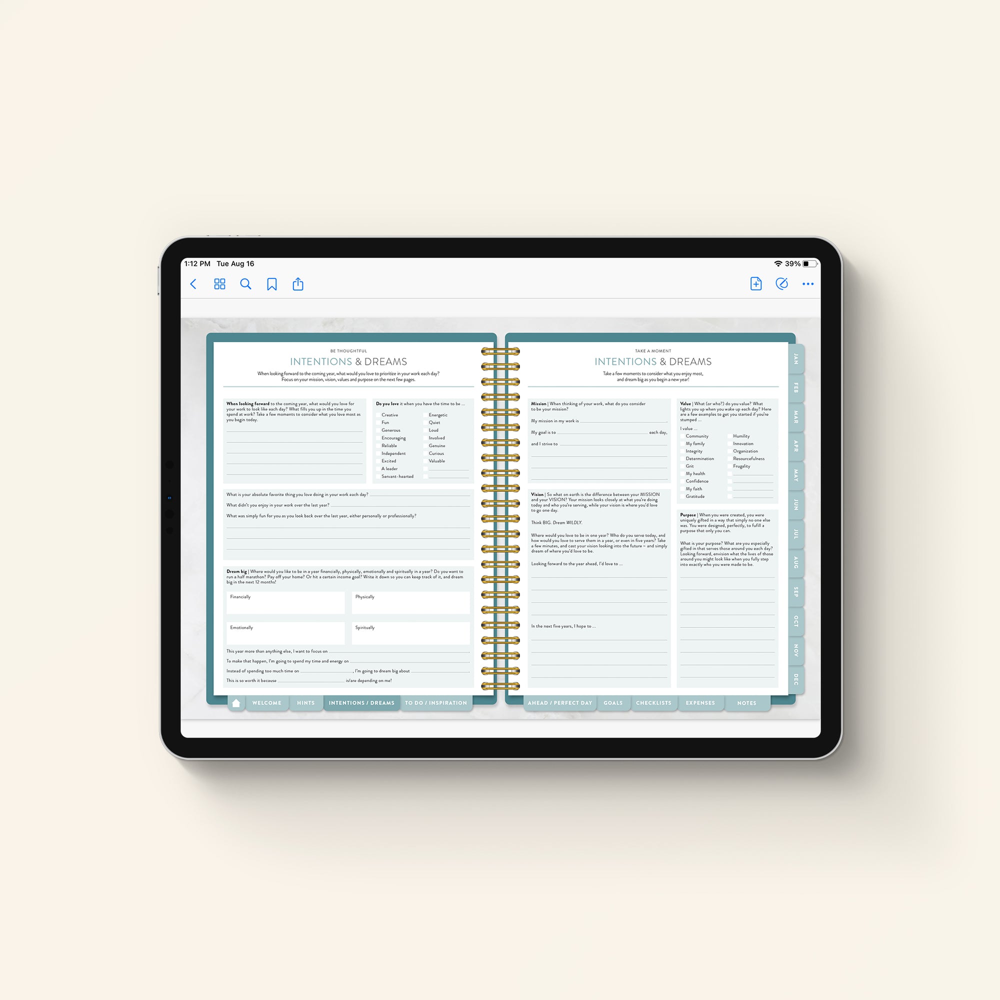 Work Planner (Digital, 2025) - Passionate Penny Pincher