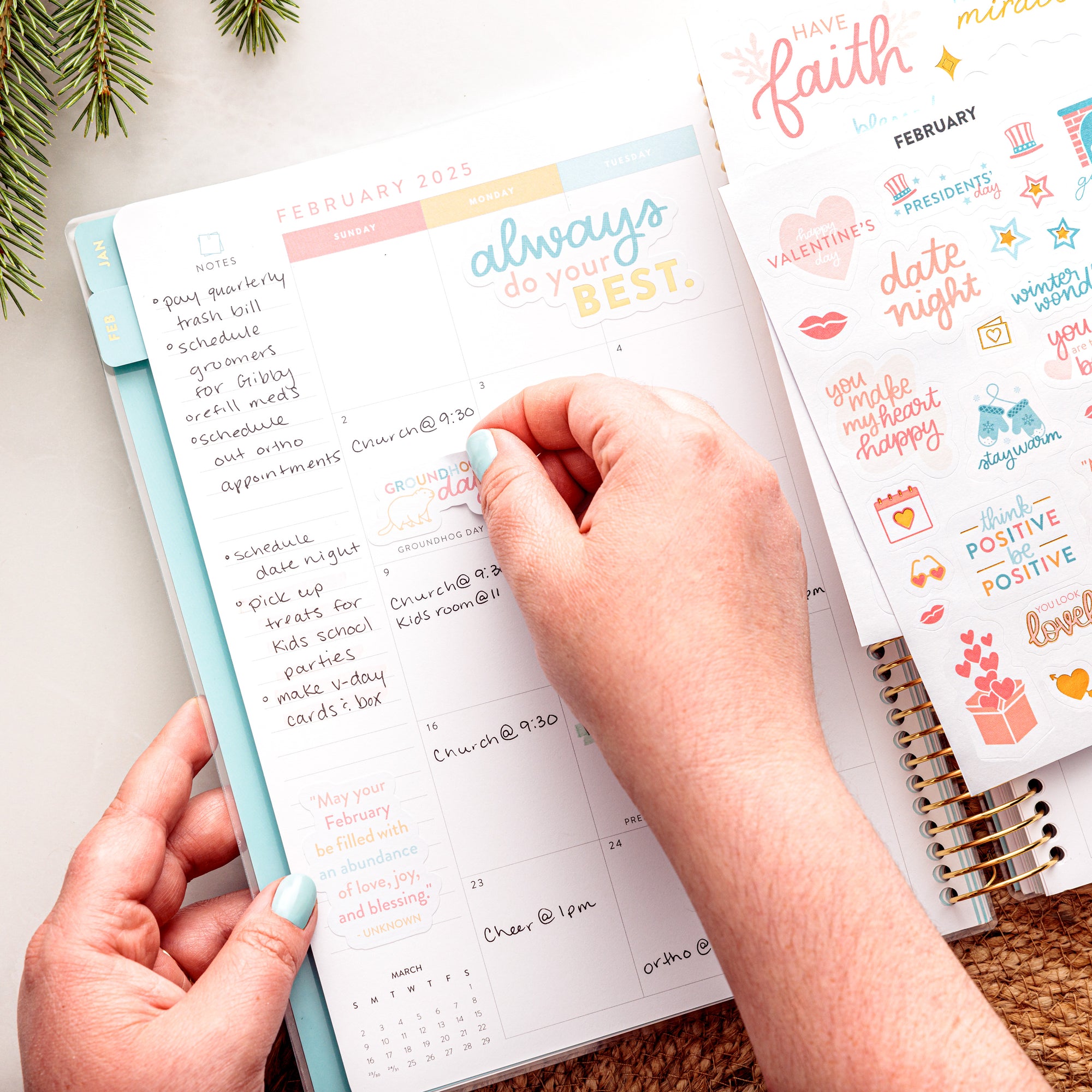 Holiday Sticker Book (12 Month) - Passionate Penny Pincher