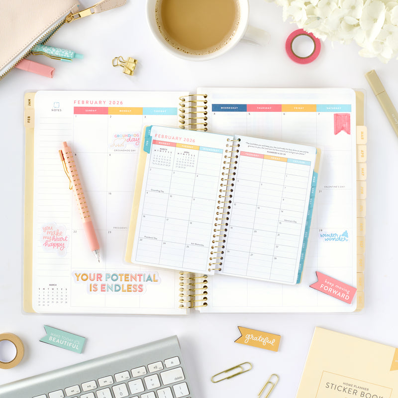 2026 Pocket Planner - Floral, Polka Dot, Leaf | Passionate Penny Pincher