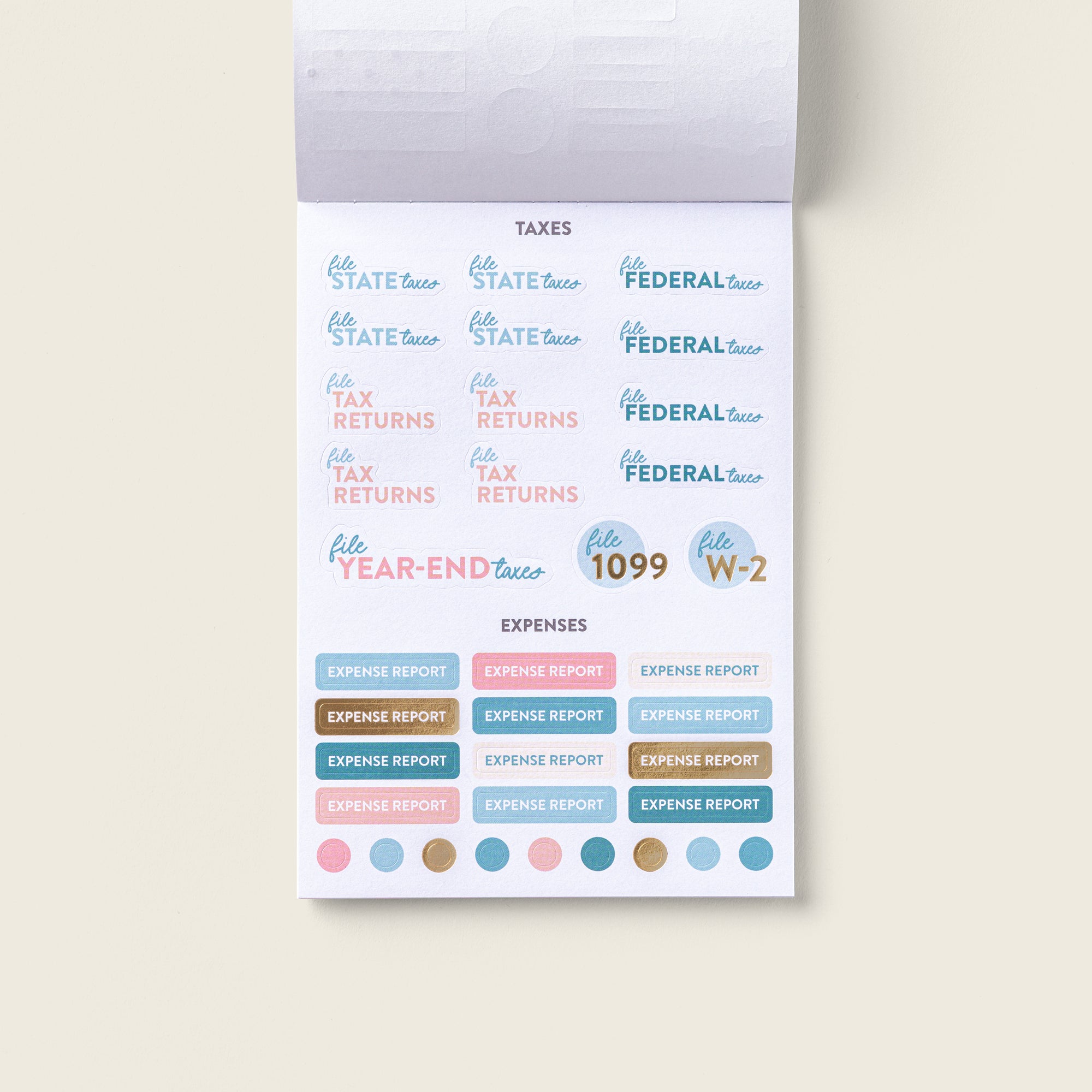 Business Sticker Book - Passionate Penny Pincher