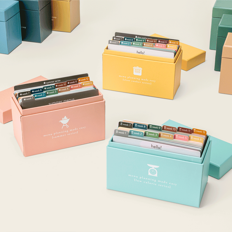 Menu Boxes - Passionate Penny Pincher