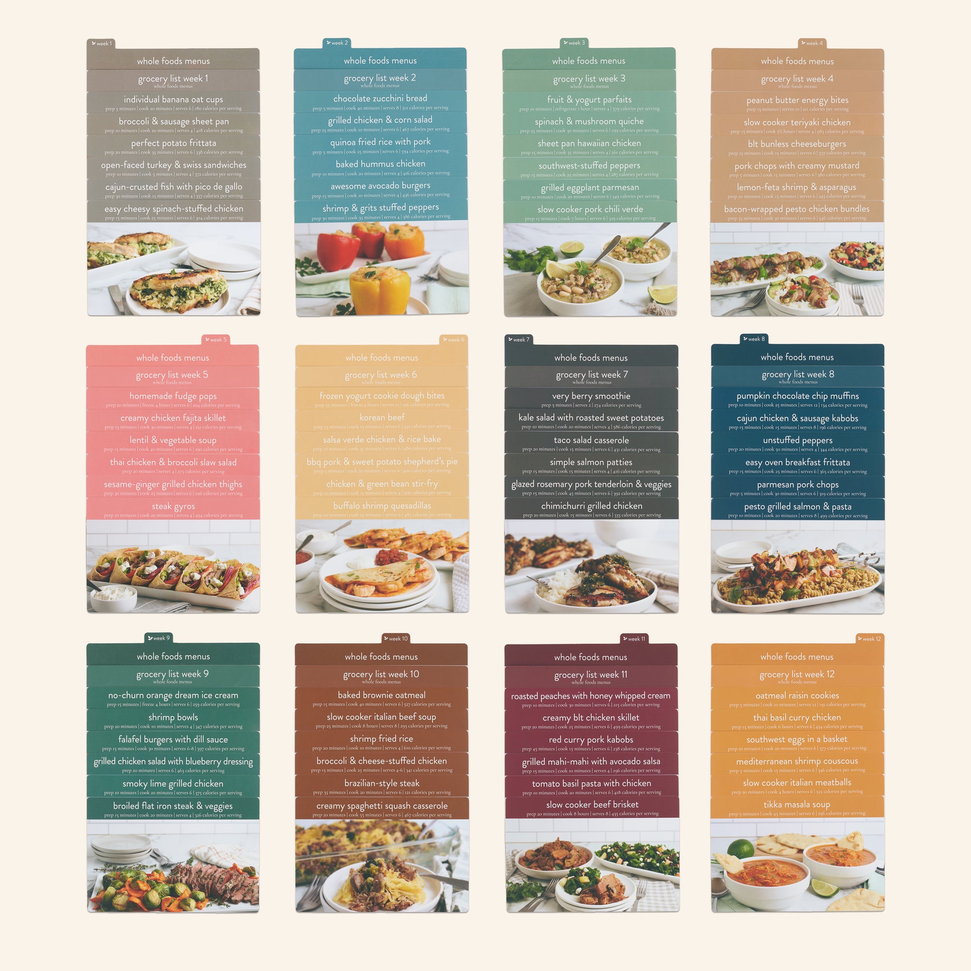Whole Foods Menu Plans Pack - Photo Edition - Passionate Penny Pincher