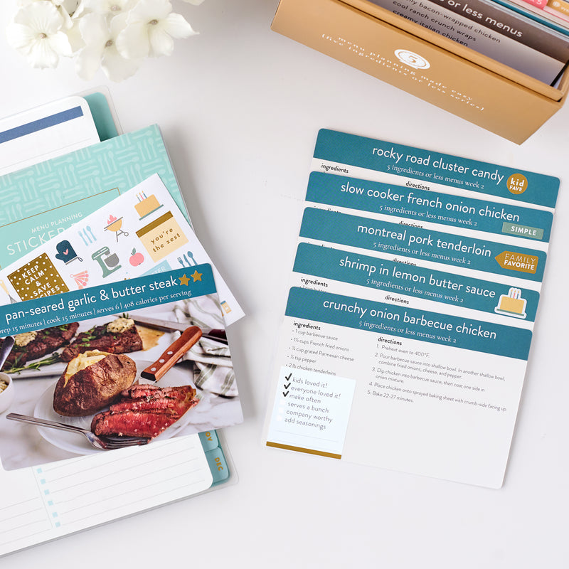 Menu Planning Stickers | Passionate Penny Pincher